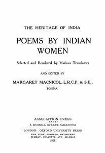 the heritage of india poems by indian women | Rekhta