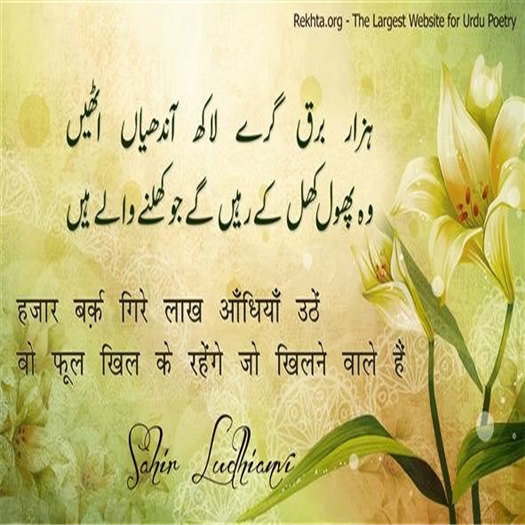 Hausla Shayari Image | Latest Hausla Shayari Image collections | Rekhta